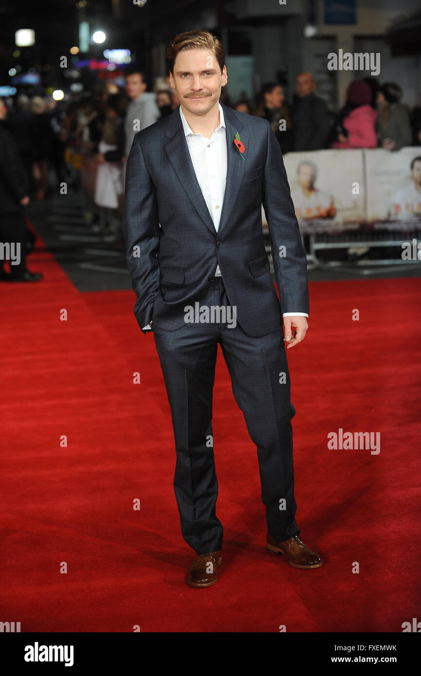 Daniel Bruhl attends the European Premiere of Burnt at Vue West End in ...
