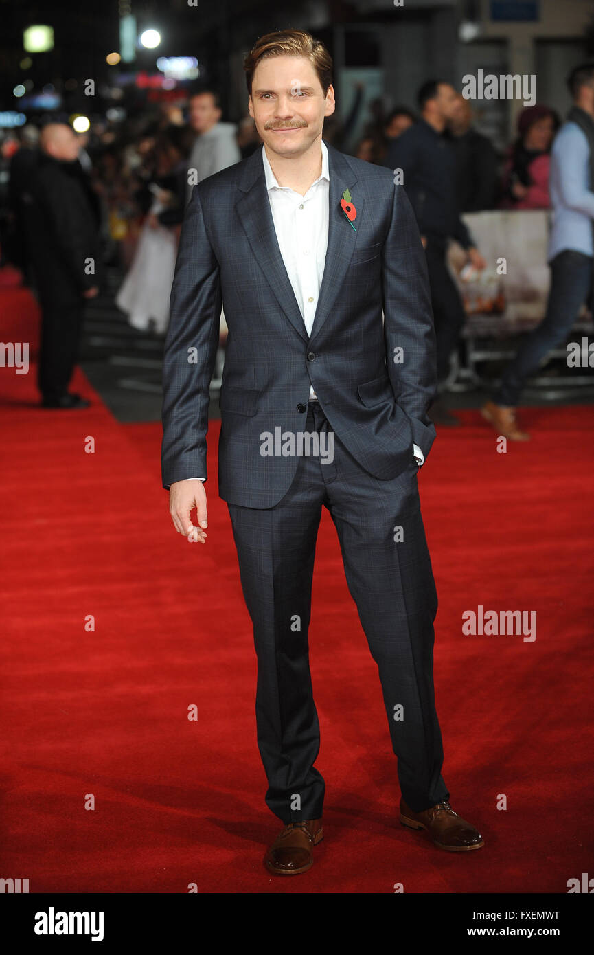 Daniel Bruhl attends the European Premiere of Burnt at Vue West End in ...