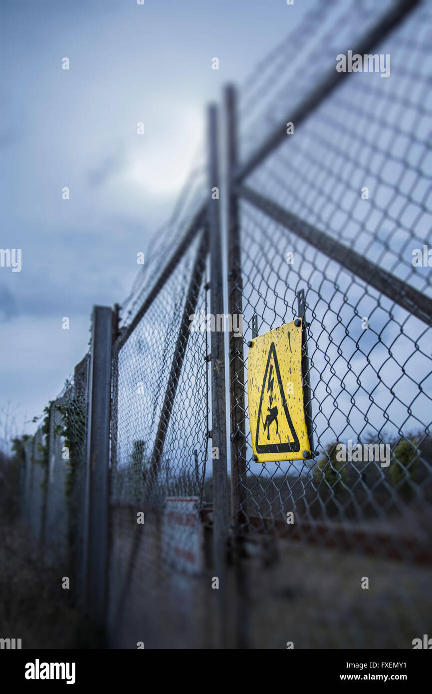 Perimeter sign hi-res stock photography and images - Alamy