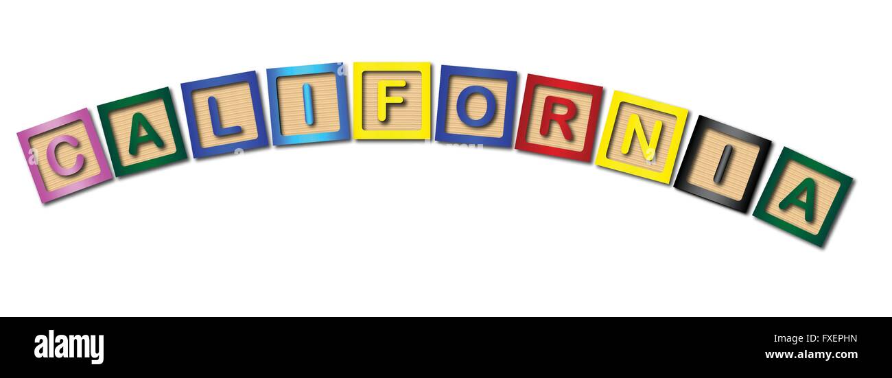 Collection Wooden Block Letters Spelling Stock Vector Images - Alamy