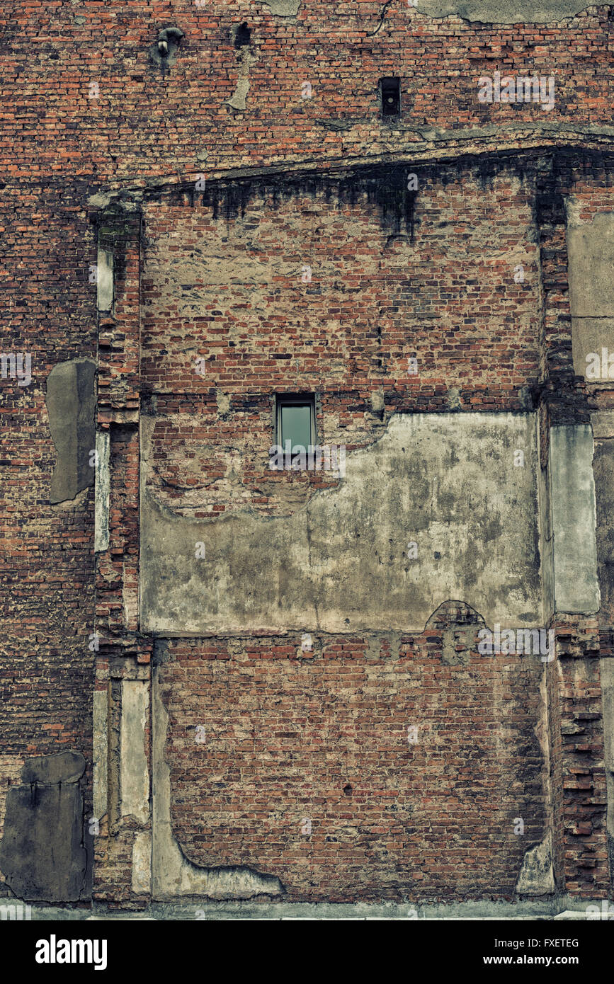 The Wall of ruinous building Stock Photo - Alamy