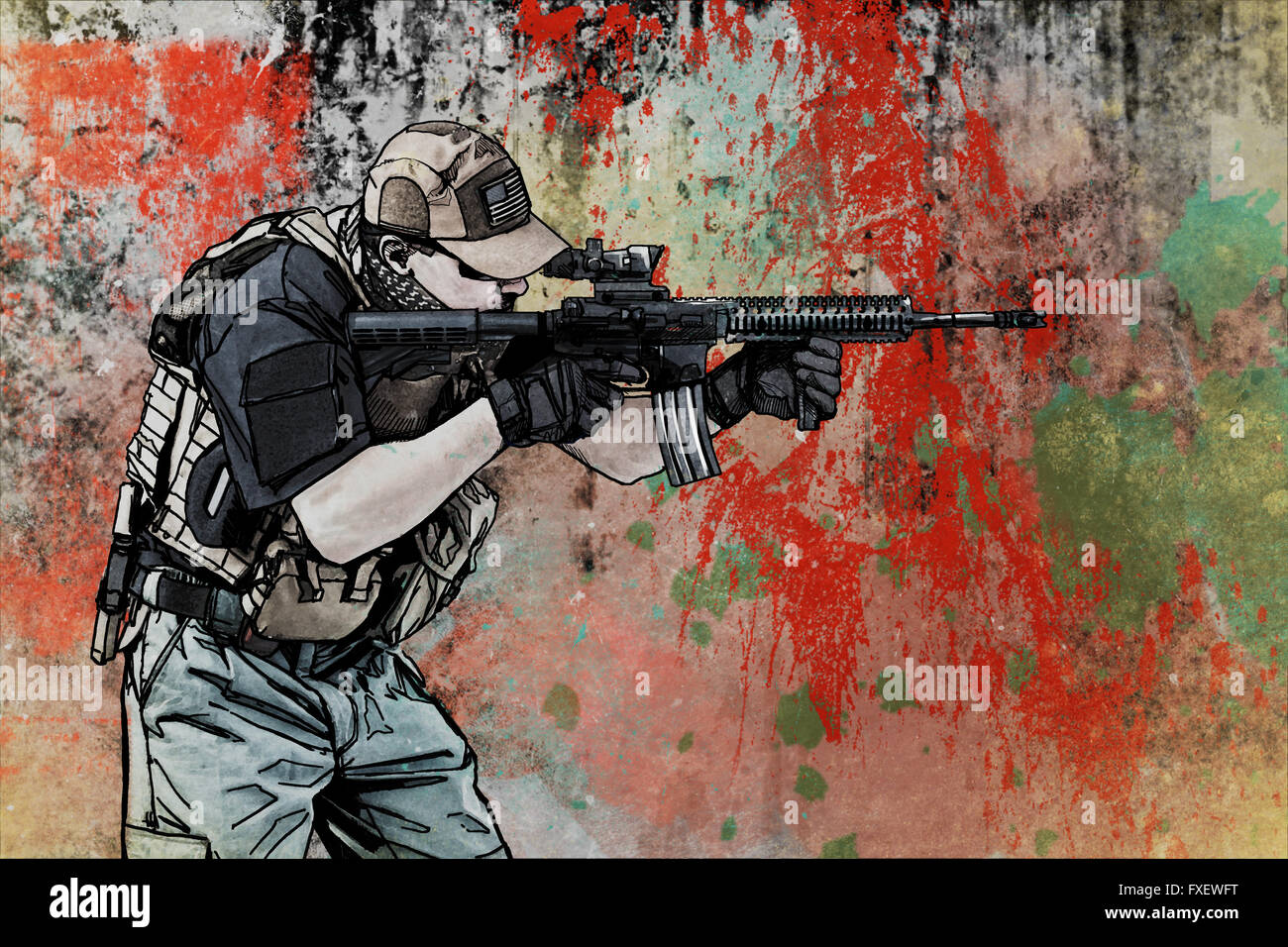 Private military contractor Stock Photo - Alamy