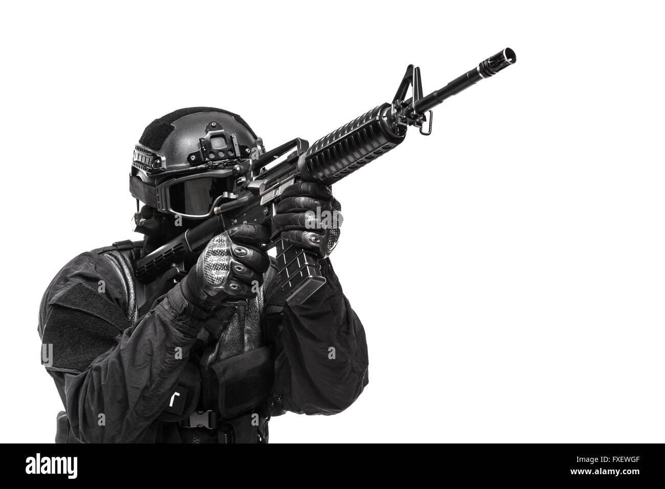 Spec ops police officer SWAT Stock Photo - Alamy