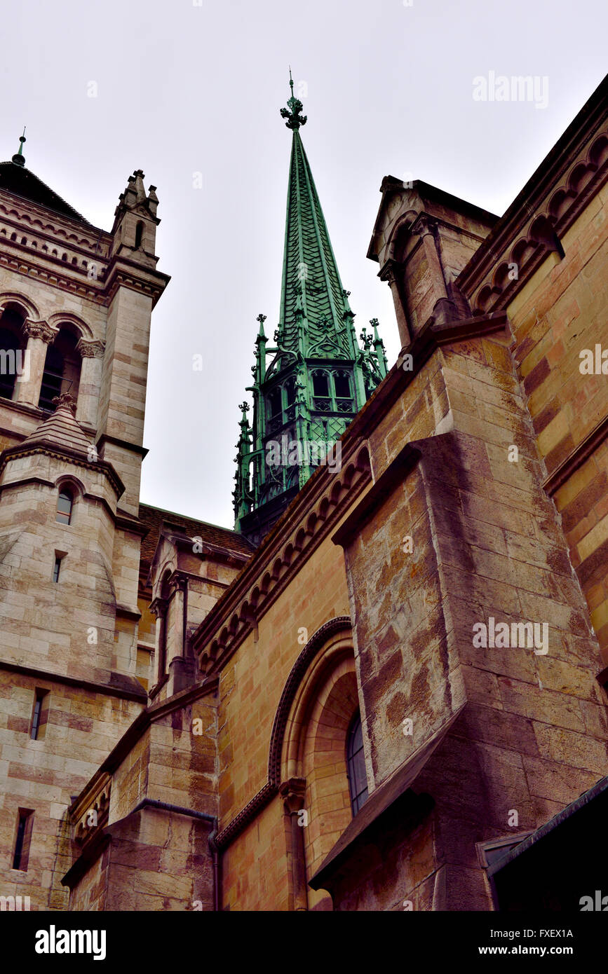 Cathedral saint pierre geneva hi-res stock photography and images - Alamy