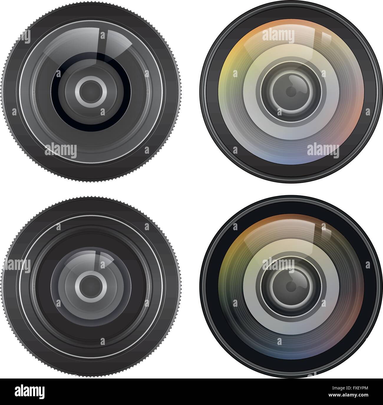 Illustration Vector Graphic Set Lens for the creative use in graphic ...