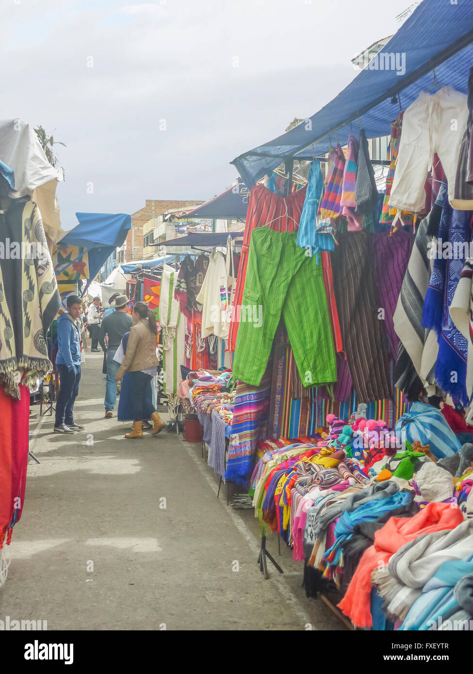 OTAVALO, ECUADOR, OCTOBER - 2015 - Traditional indigenous clothing at ...