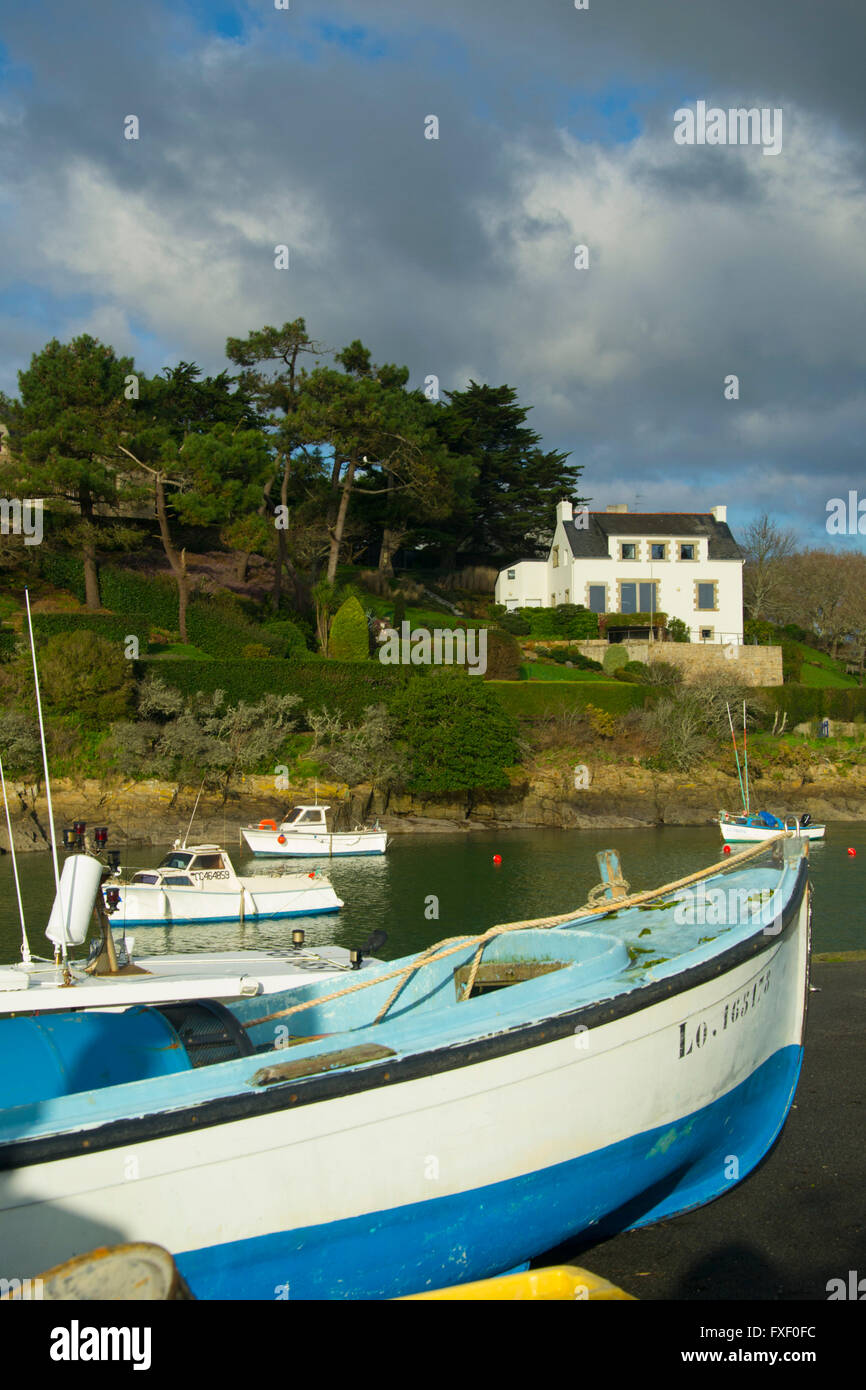 Finistere (29), Clohars-Carnoet, Port de Doelan // France, Finistere ...