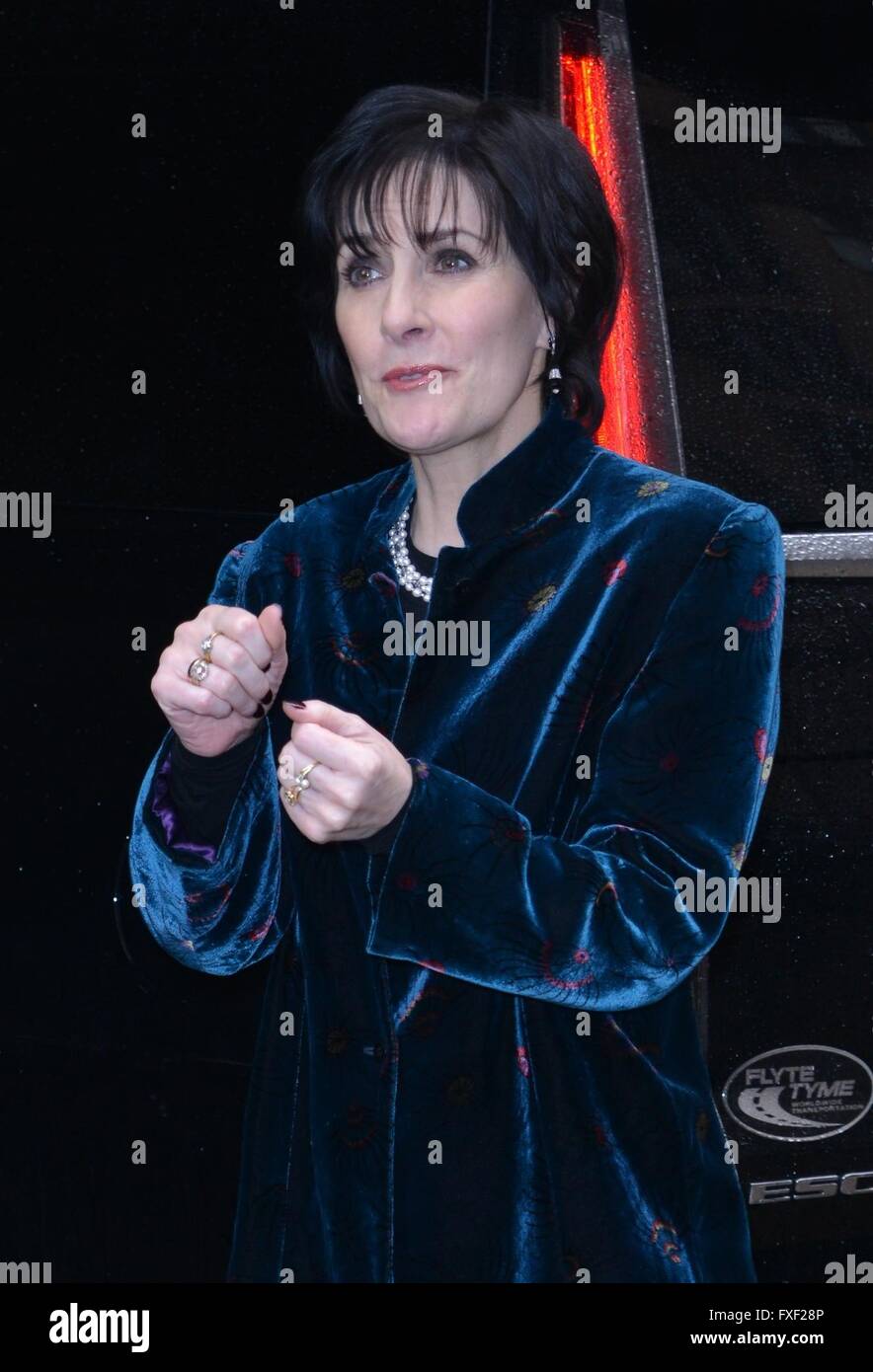 Celebrities outside the 'AOL Build' studios Featuring: Enya Where ...