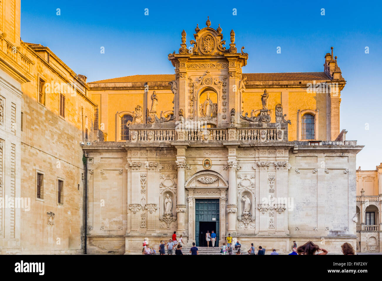ancient baroque palaces of Lecce Stock Photo - Alamy