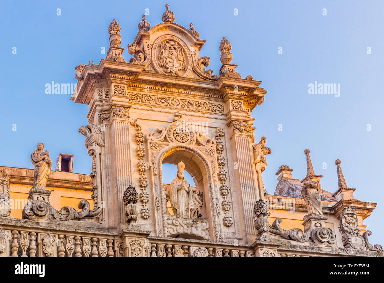 ancient baroque palaces of Lecce Stock Photo - Alamy