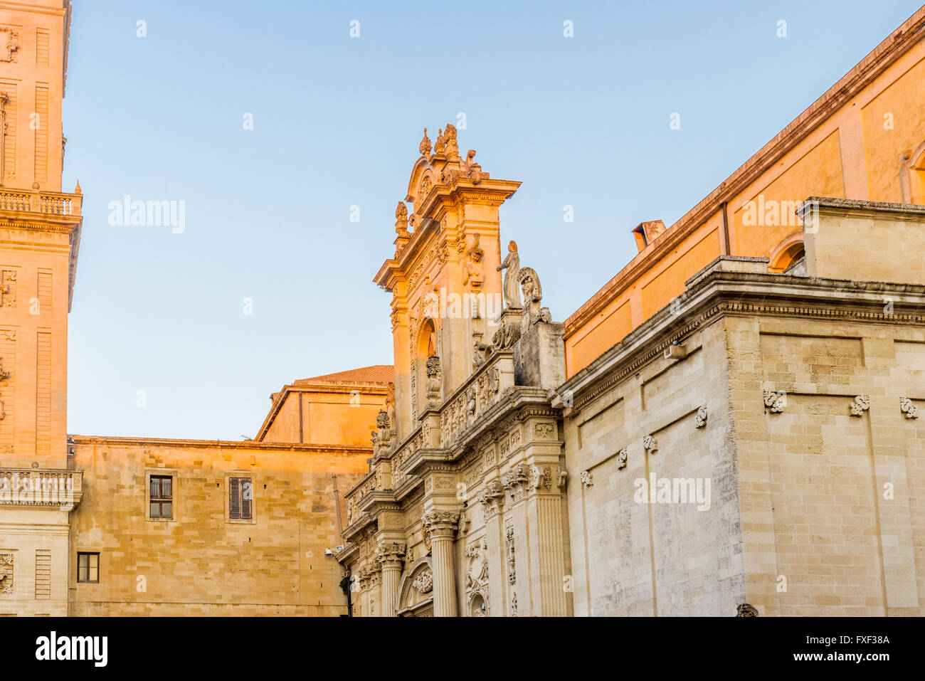 ancient baroque palaces of Lecce Stock Photo - Alamy