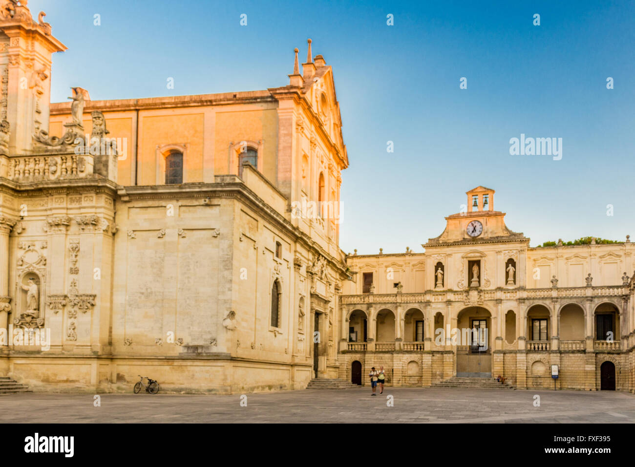 ancient baroque palaces of Lecce Stock Photo - Alamy