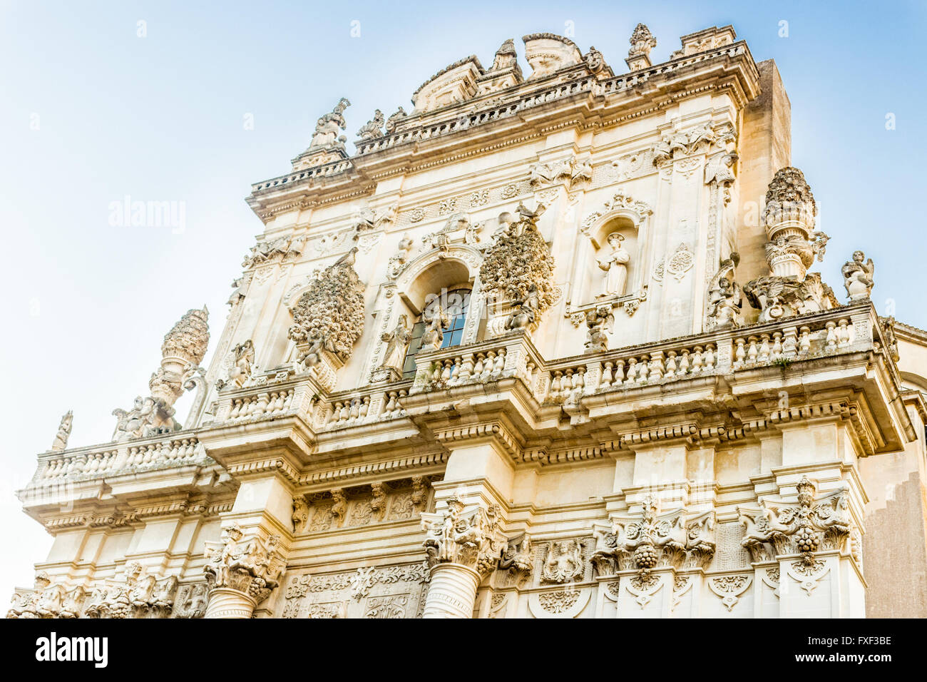 ancient baroque palaces of Lecce Stock Photo - Alamy