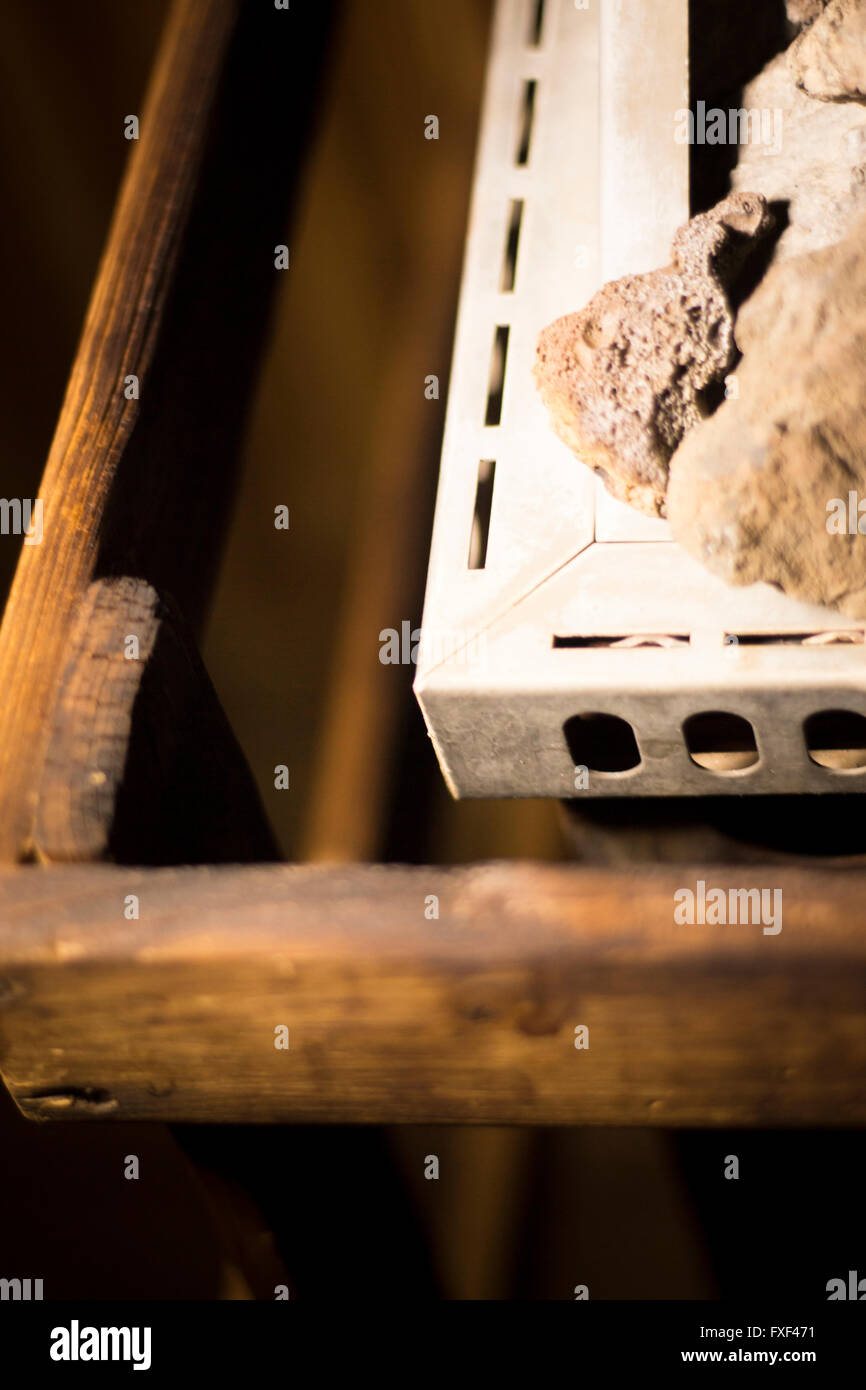 Sauna steam stones rocks hi-res stock photography and images - Alamy