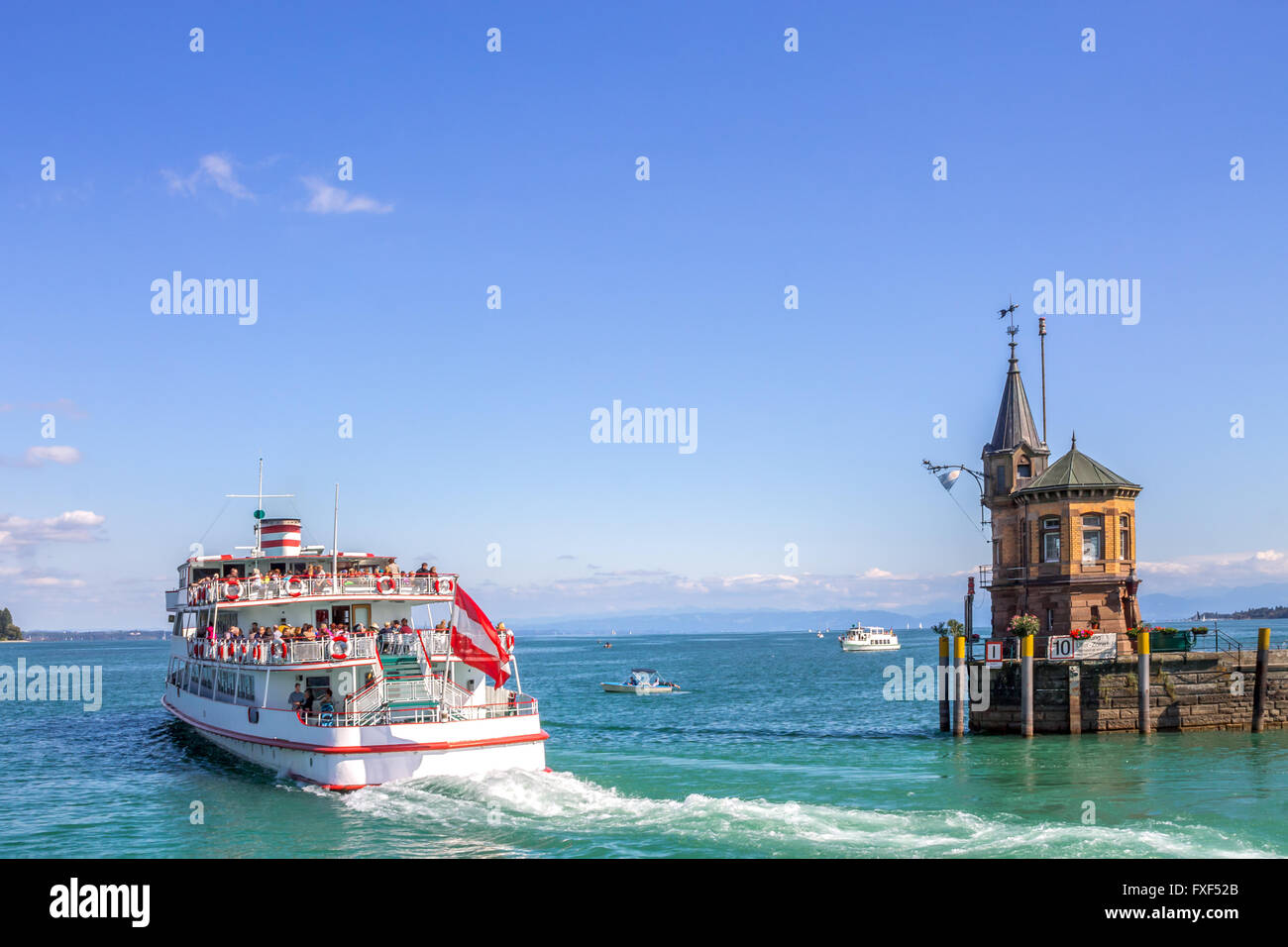 Ship, Konstanz, Lake Constance, Germany Stock Photo - Alamy