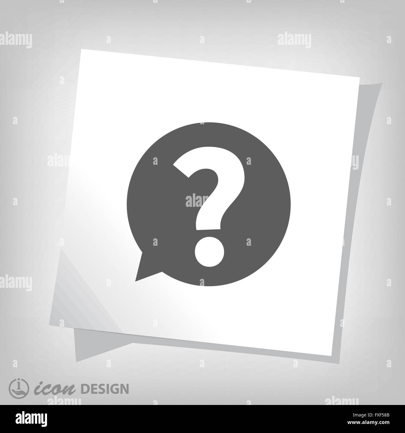 Pictograph of question mark Stock Vector Image & Art - Alamy