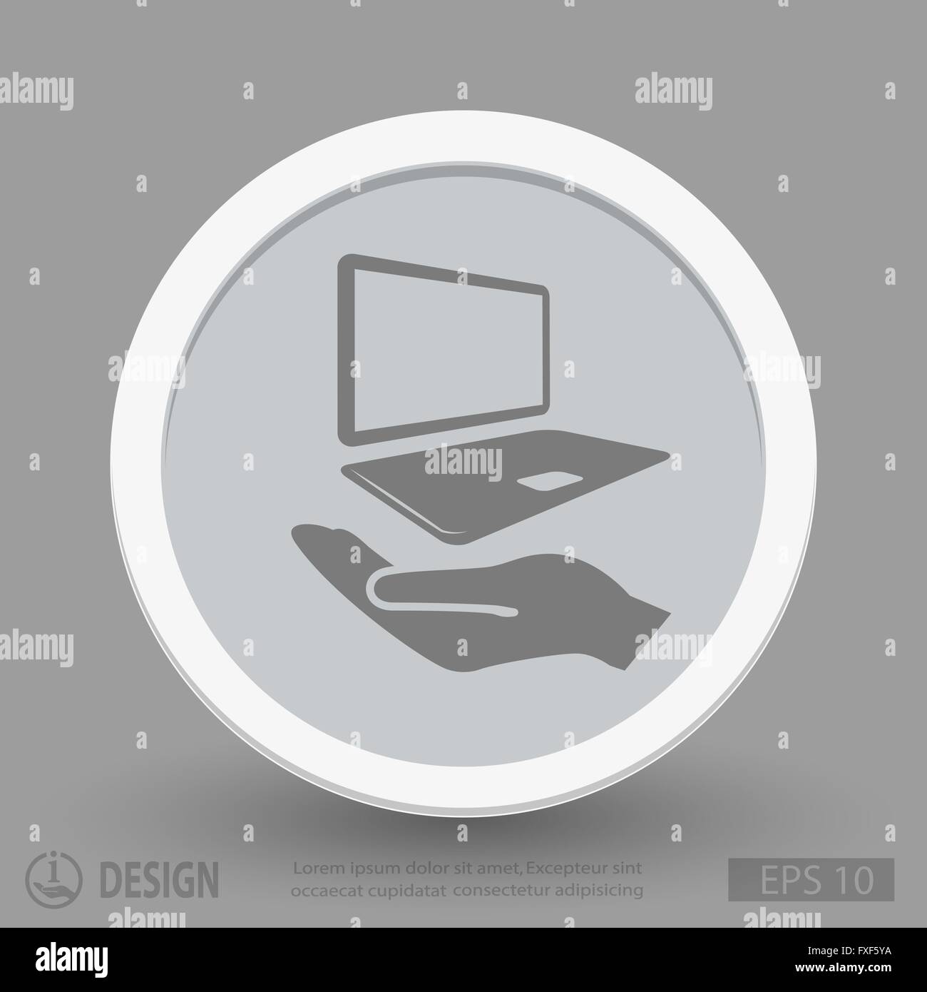 Pictograph of computer Stock Vector Image & Art - Alamy