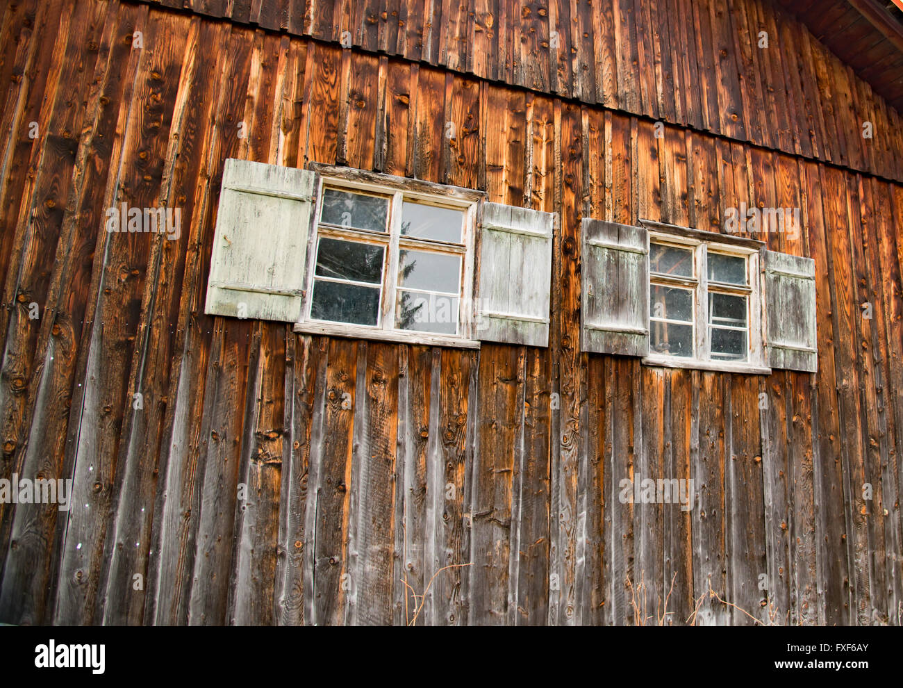 Old wooden haus in Bavaria Stock Photo - Alamy