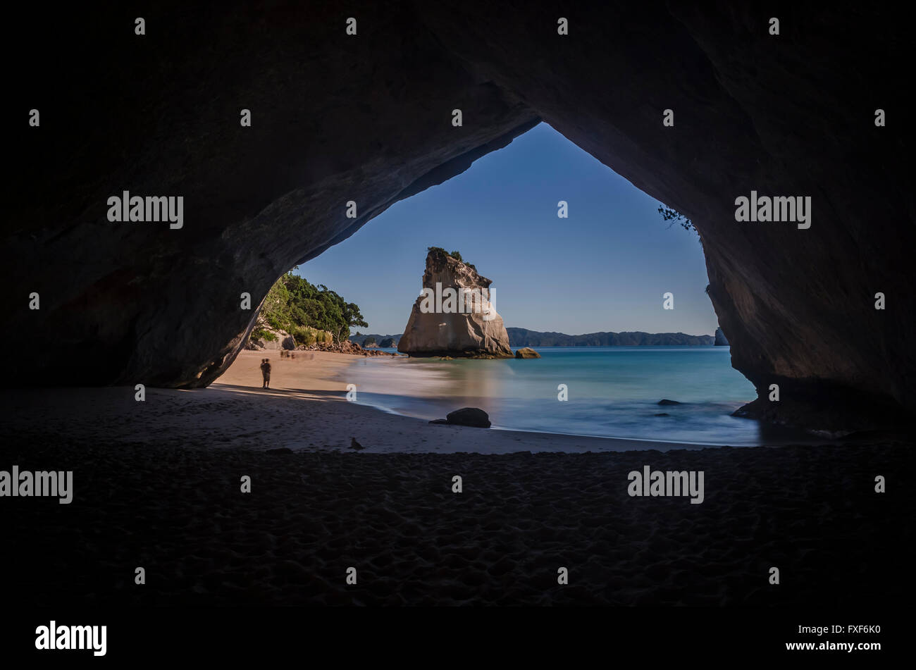 Cathedral Cove Beach, Coromandel Peninsula, New Zealand Stock Photo - Alamy