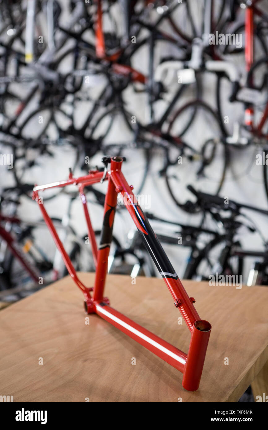 Close up of tube bike Stock Photo - Alamy
