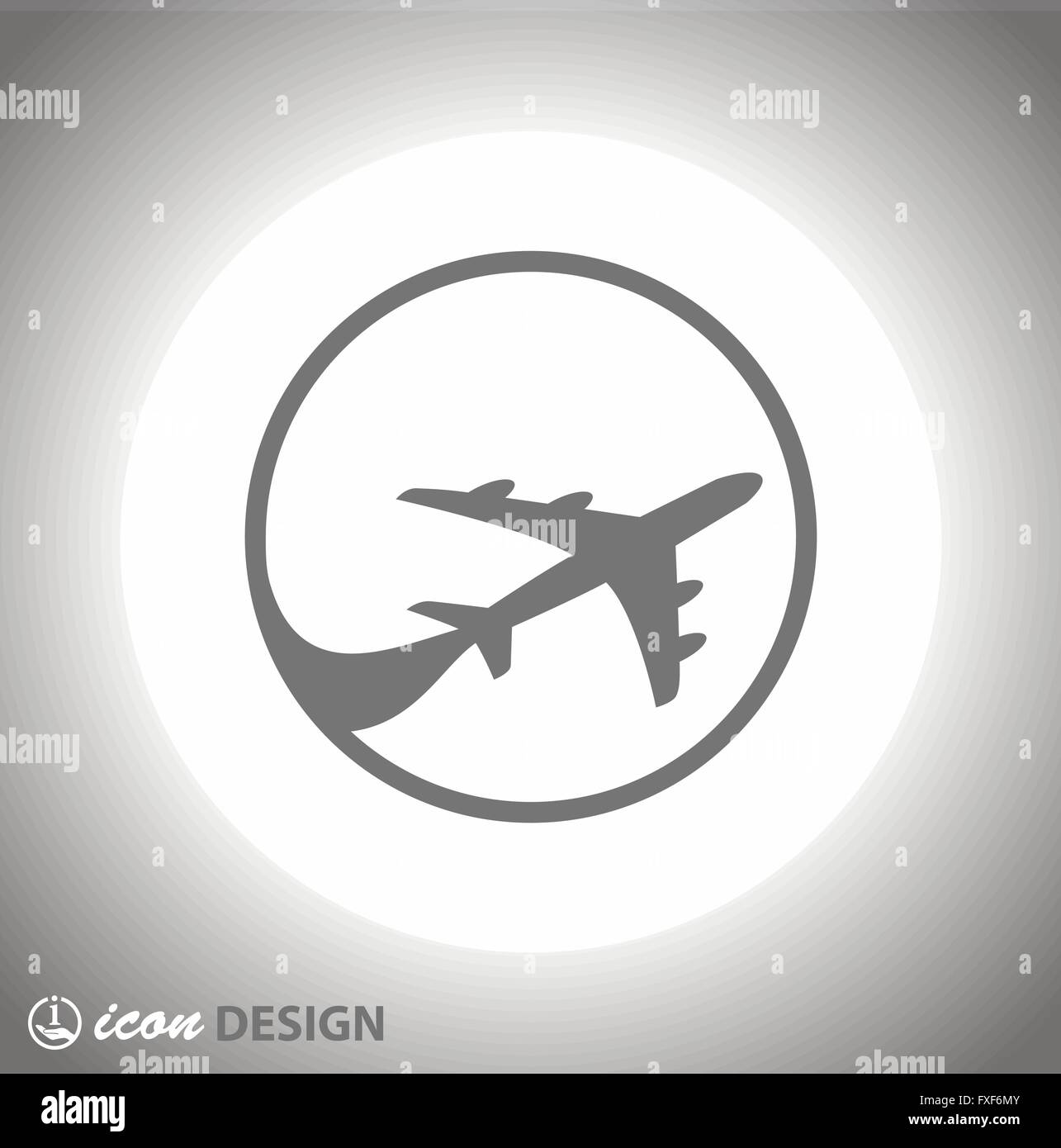 Pictograph of airplane Stock Vector Image & Art - Alamy