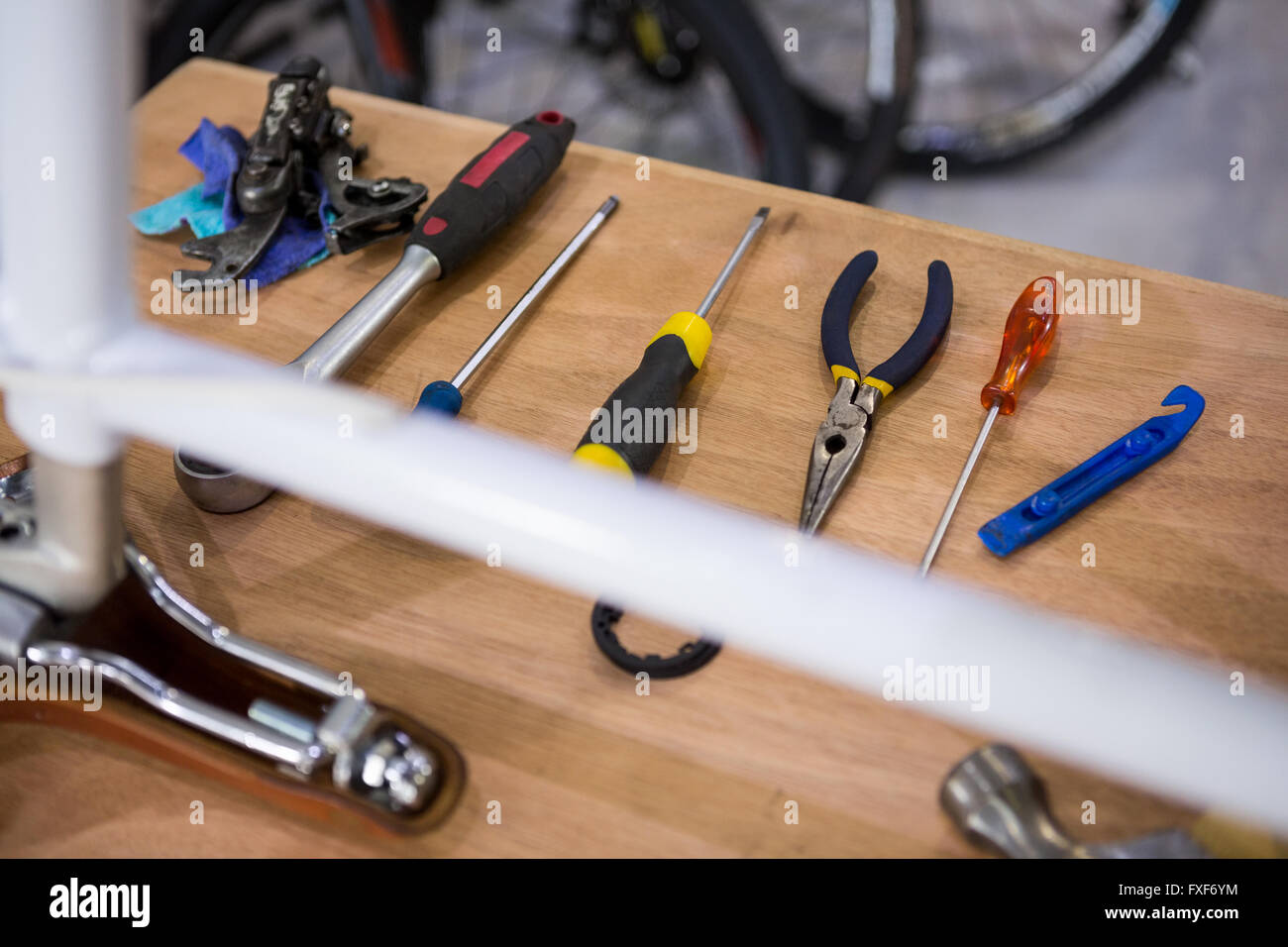 Bicycle repair tools hi-res stock photography and images - Alamy