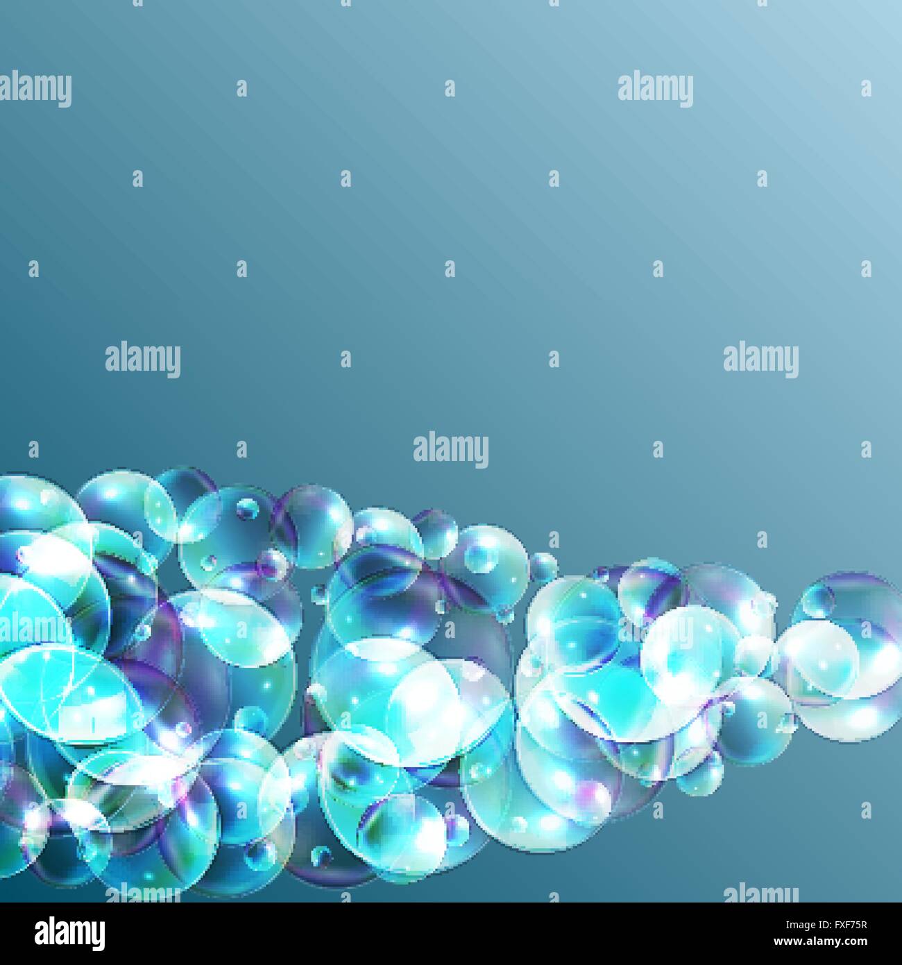 Soap Bubbles Abstract Background Vector Illustration Stock Vector Image ...