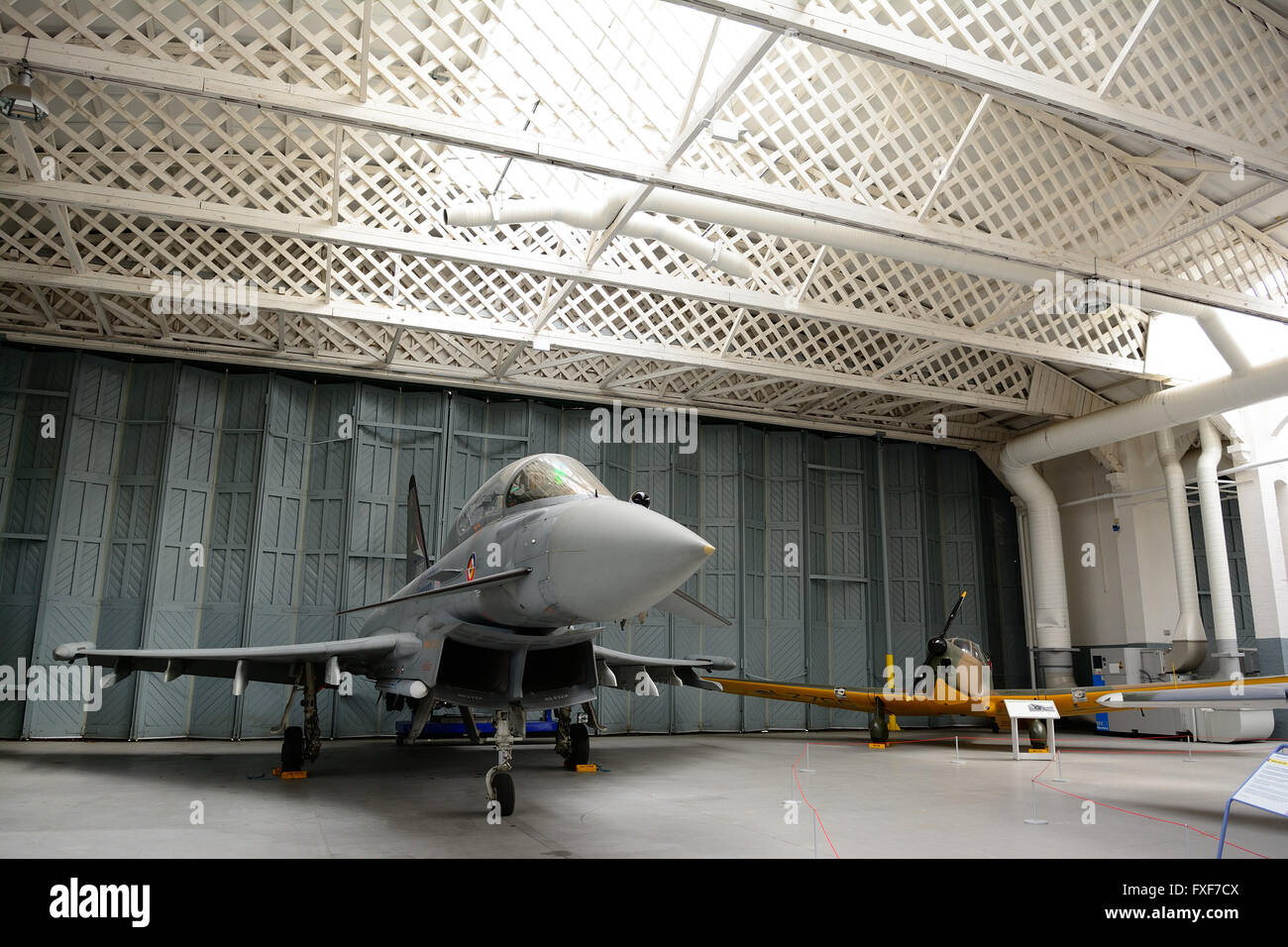 Eurofighter Typhoon Aircraft at Imperial War Museum, Duxford, UK Stock ...