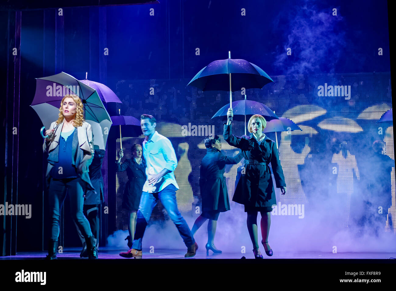 Jemma Rix as 'Molly' and Rob Mills as 'Sam' perform 'Rain' during the ...