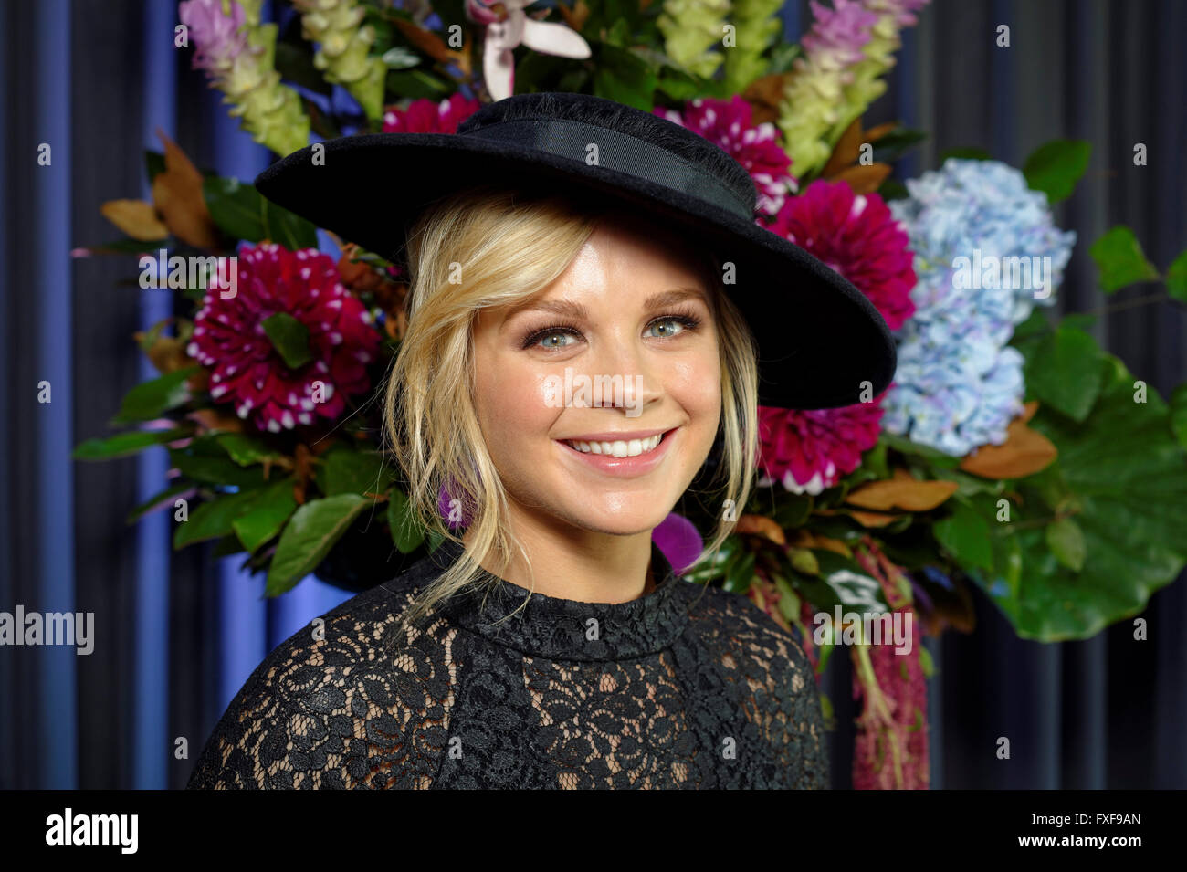TV personality Emma Freedman poses during a photo call during The ...
