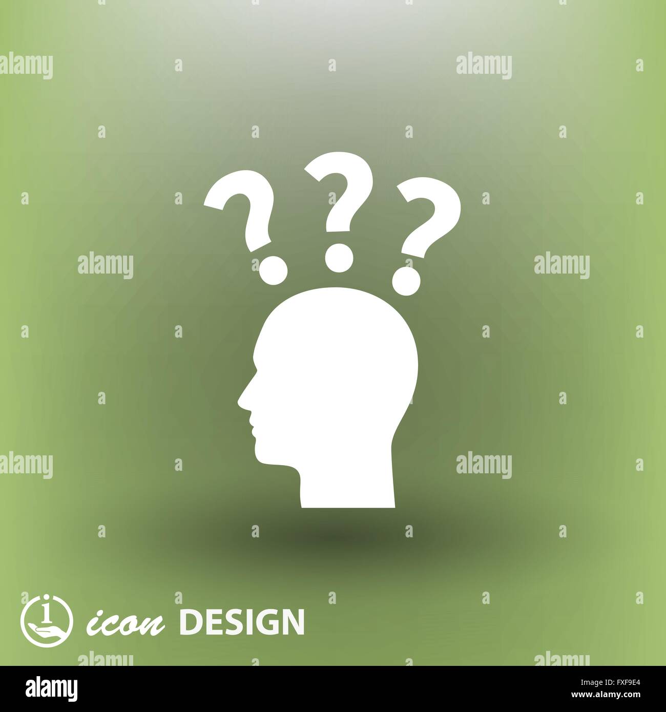 Person question mark shadow hi-res stock photography and images - Alamy