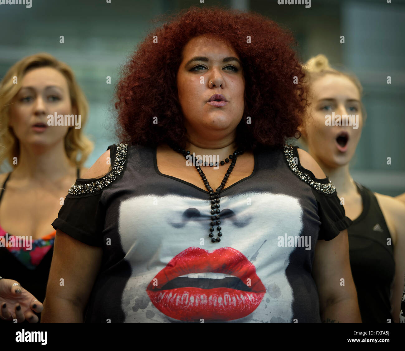 Australian Idol winner, Casey Donovan, pictured during the Australian ...