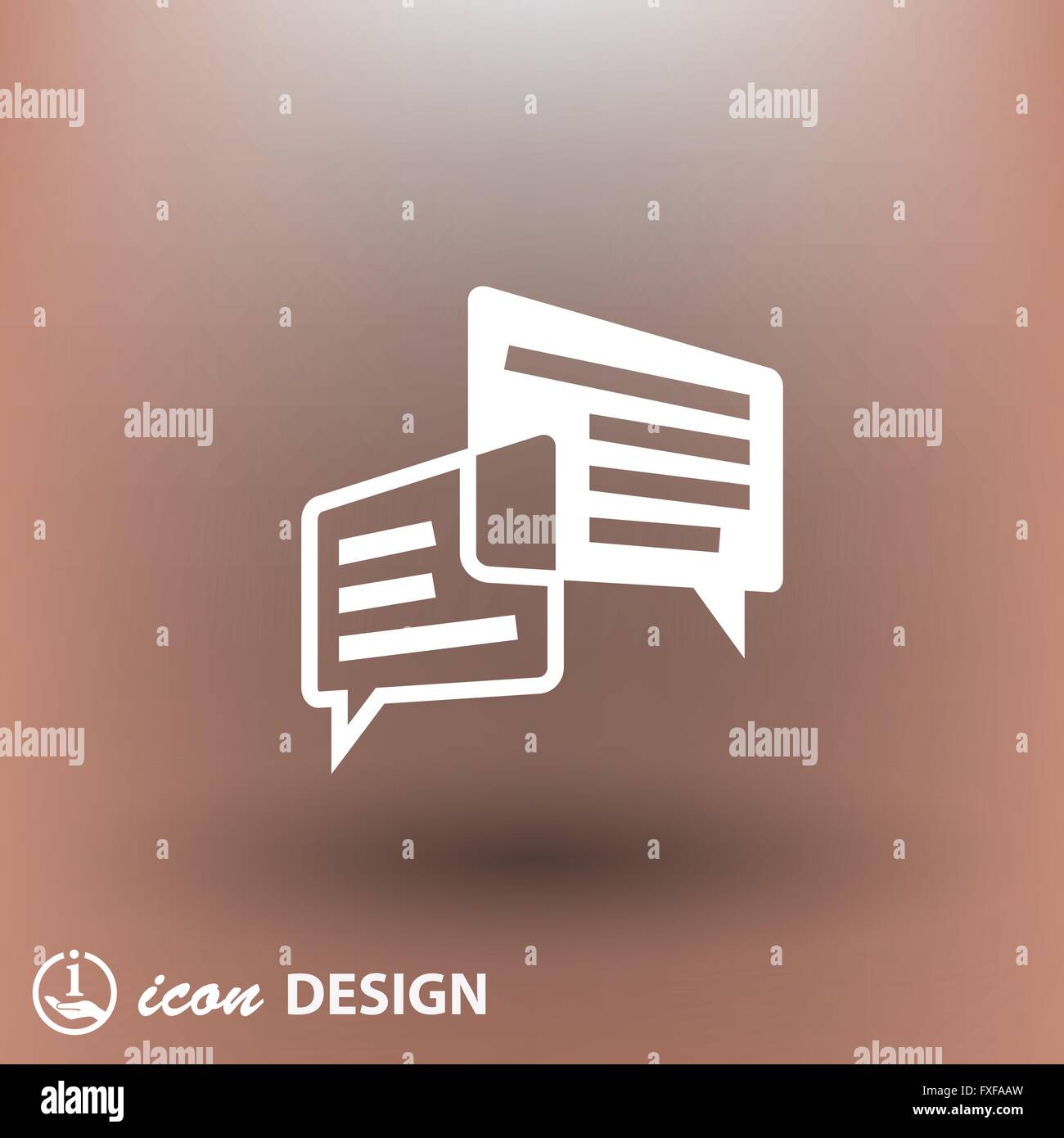 Pictograph of message or chat Stock Vector Image & Art - Alamy
