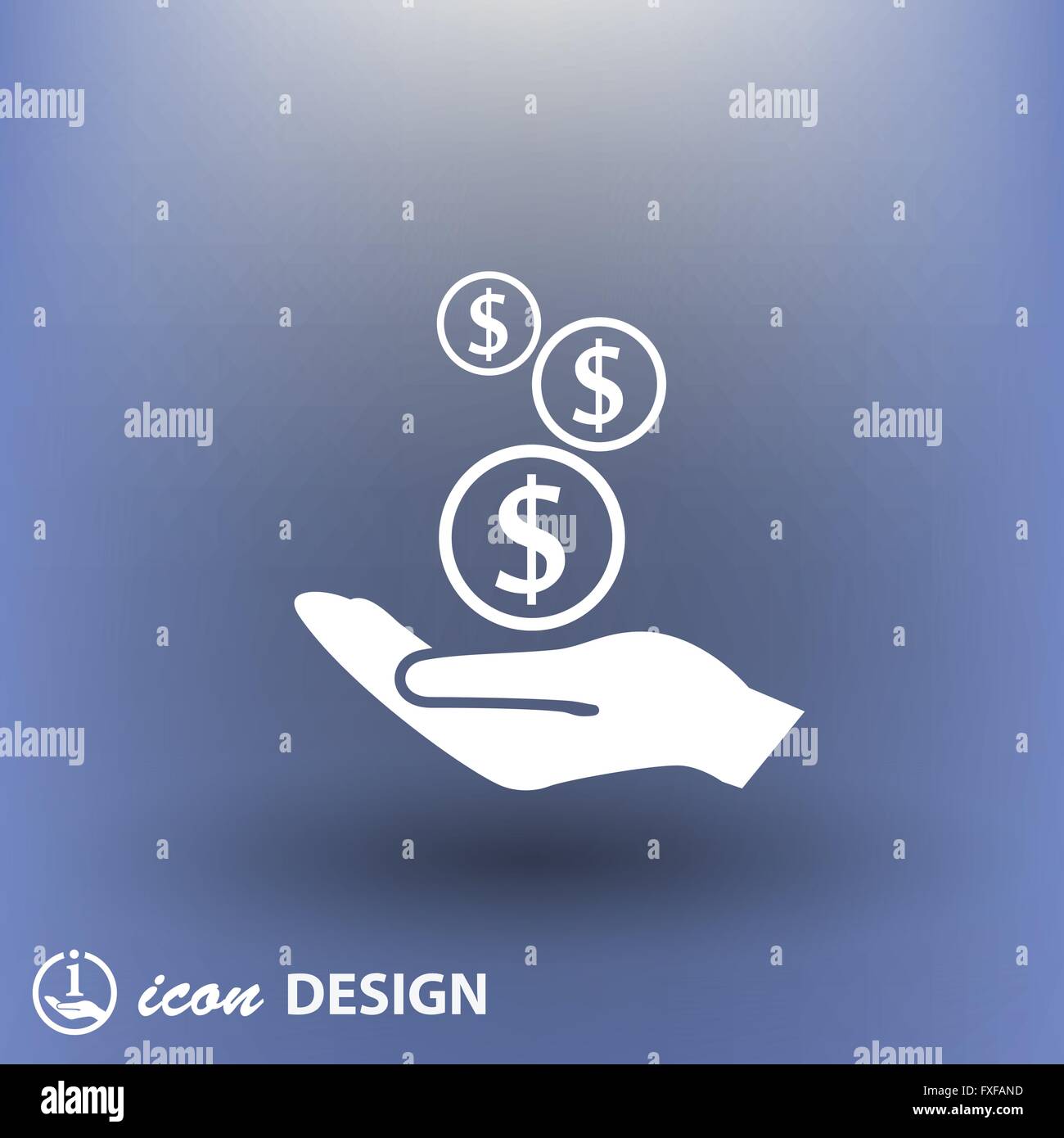 Pictograph of money in hand Stock Vector Image & Art - Alamy