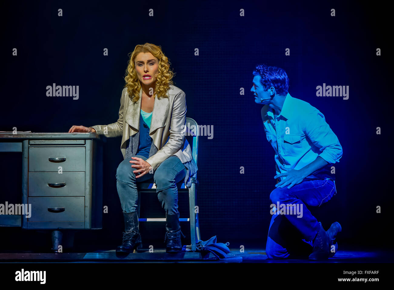 Jemma Rix as 'Molly' and Rob Mills as 'Sam' during the media preview of ...