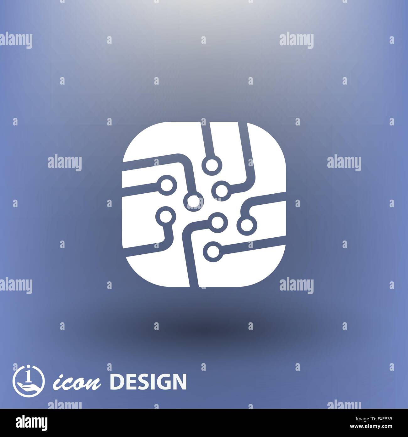 Pictograph of circuit board Stock Vector Image & Art - Alamy