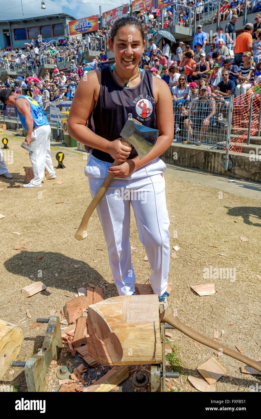 One of the only female competitors Mikayla Tainui-McLean from ...