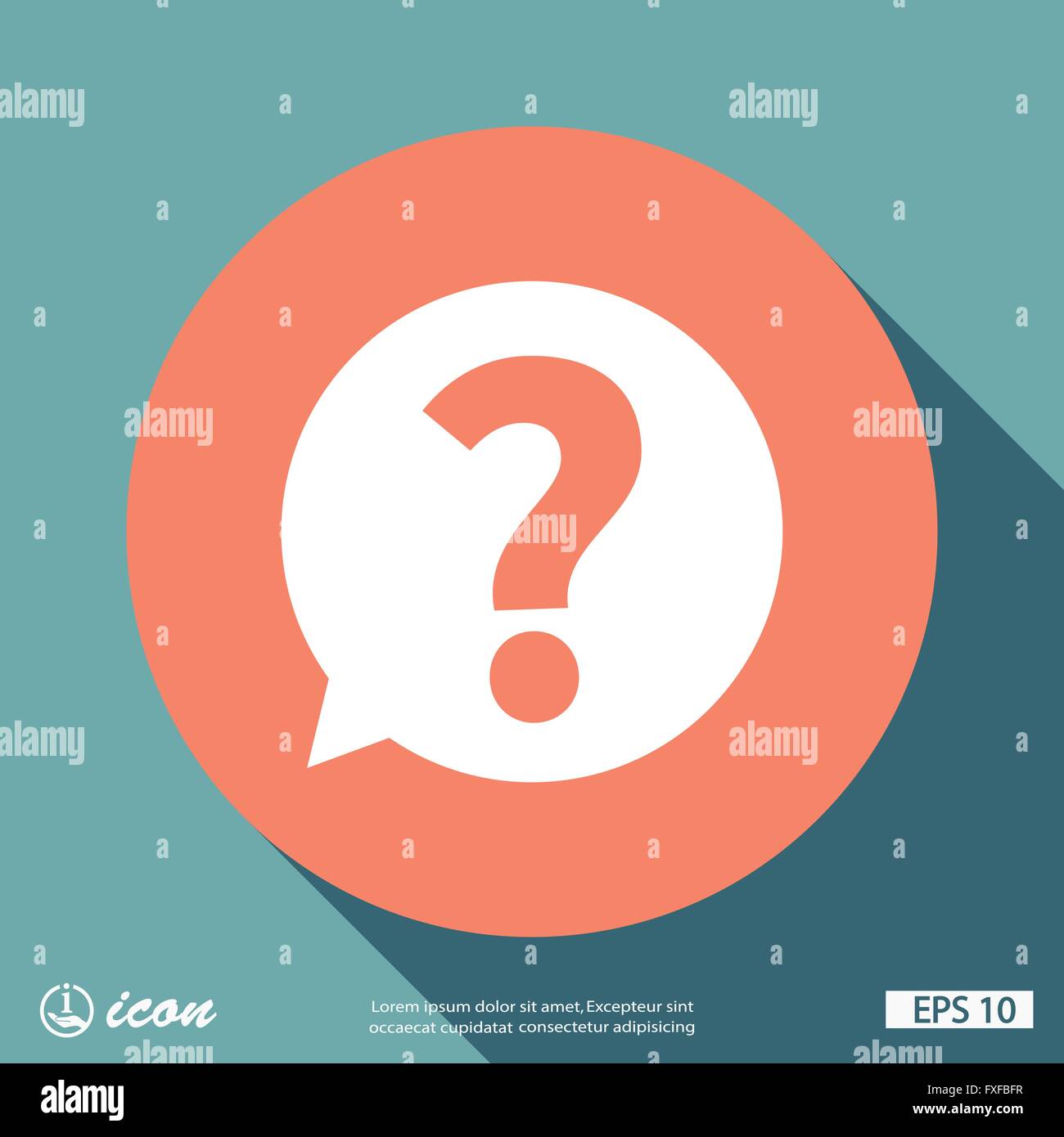 Pictograph of question mark Stock Vector Image & Art - Alamy