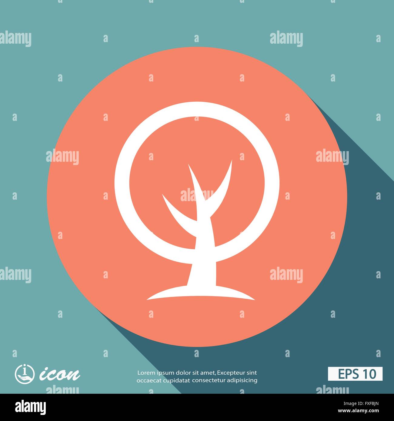 Pictograph of tree Stock Vector Image & Art - Alamy