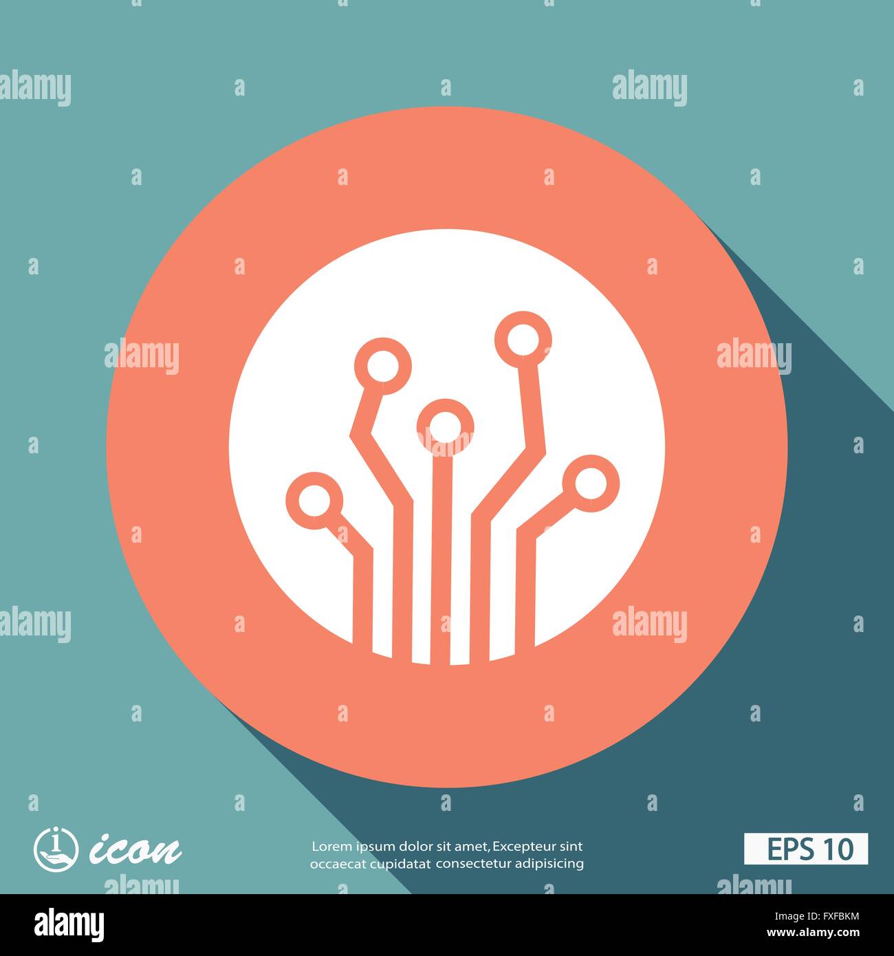 Pictograph of circuit board Stock Vector Image & Art - Alamy