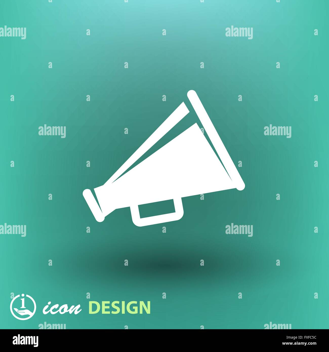 Pictograph of megaphone Stock Vector Image & Art - Alamy
