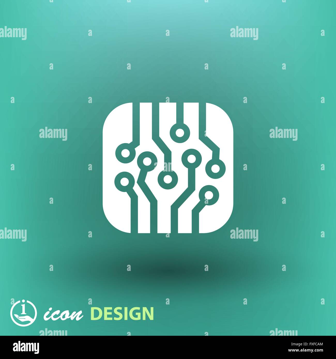 Pictograph of circuit board Stock Vector Image & Art - Alamy