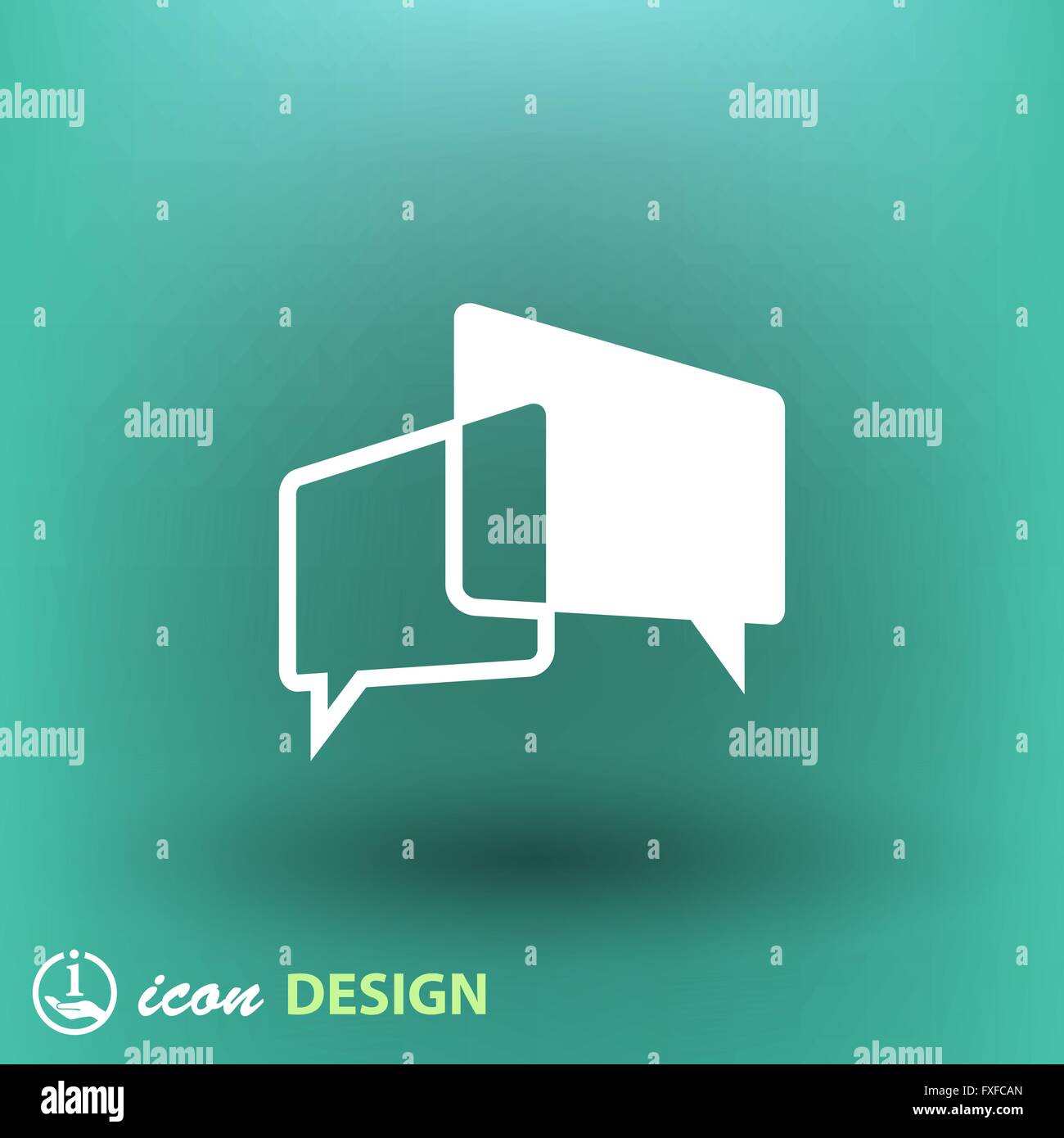 Pictograph of message or chat Stock Vector Image & Art - Alamy