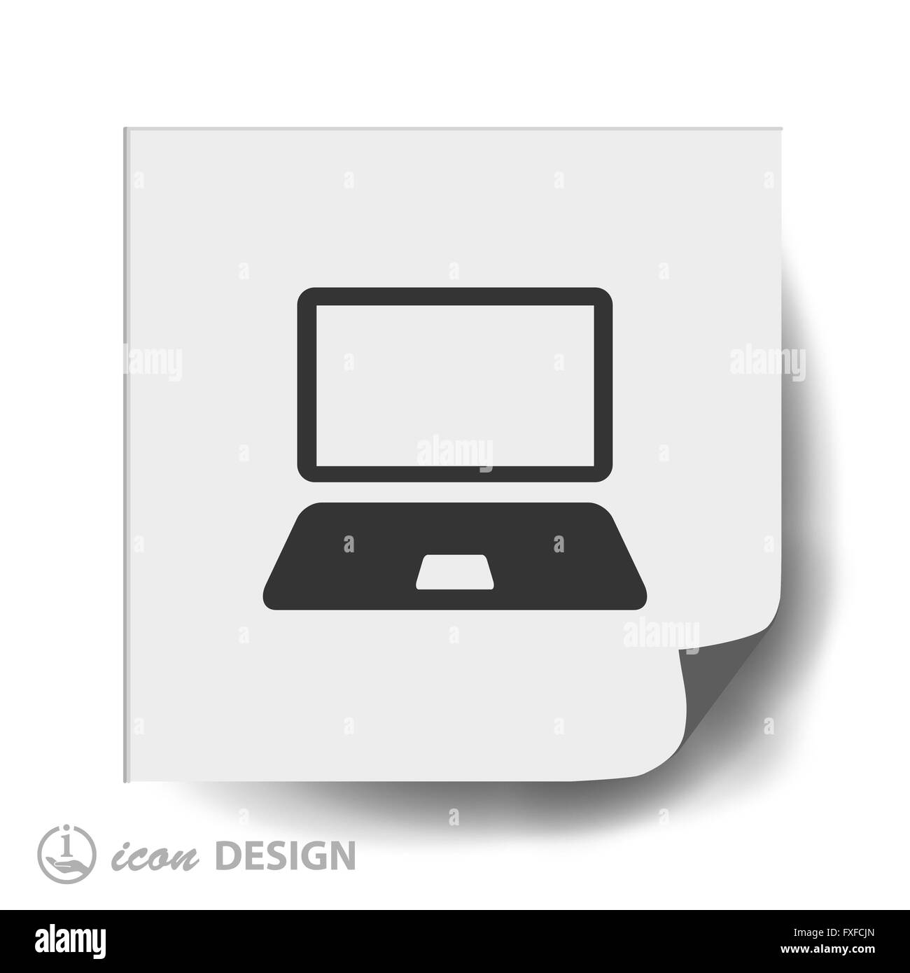 Pictograph of computer Stock Vector Image & Art - Alamy