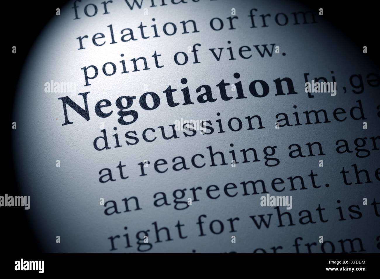 Negotiation hi-res stock photography and images - Alamy