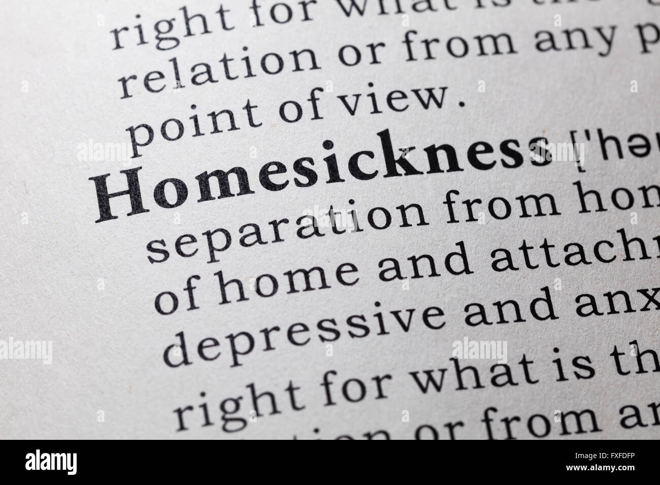 Homesickness concept hi-res stock photography and images - Alamy
