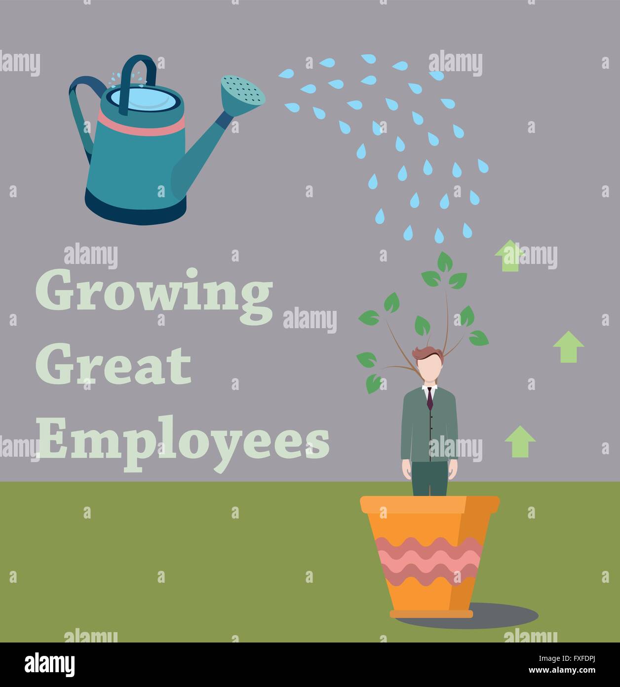 The process of creating new worker Stock Vector Image & Art - Alamy