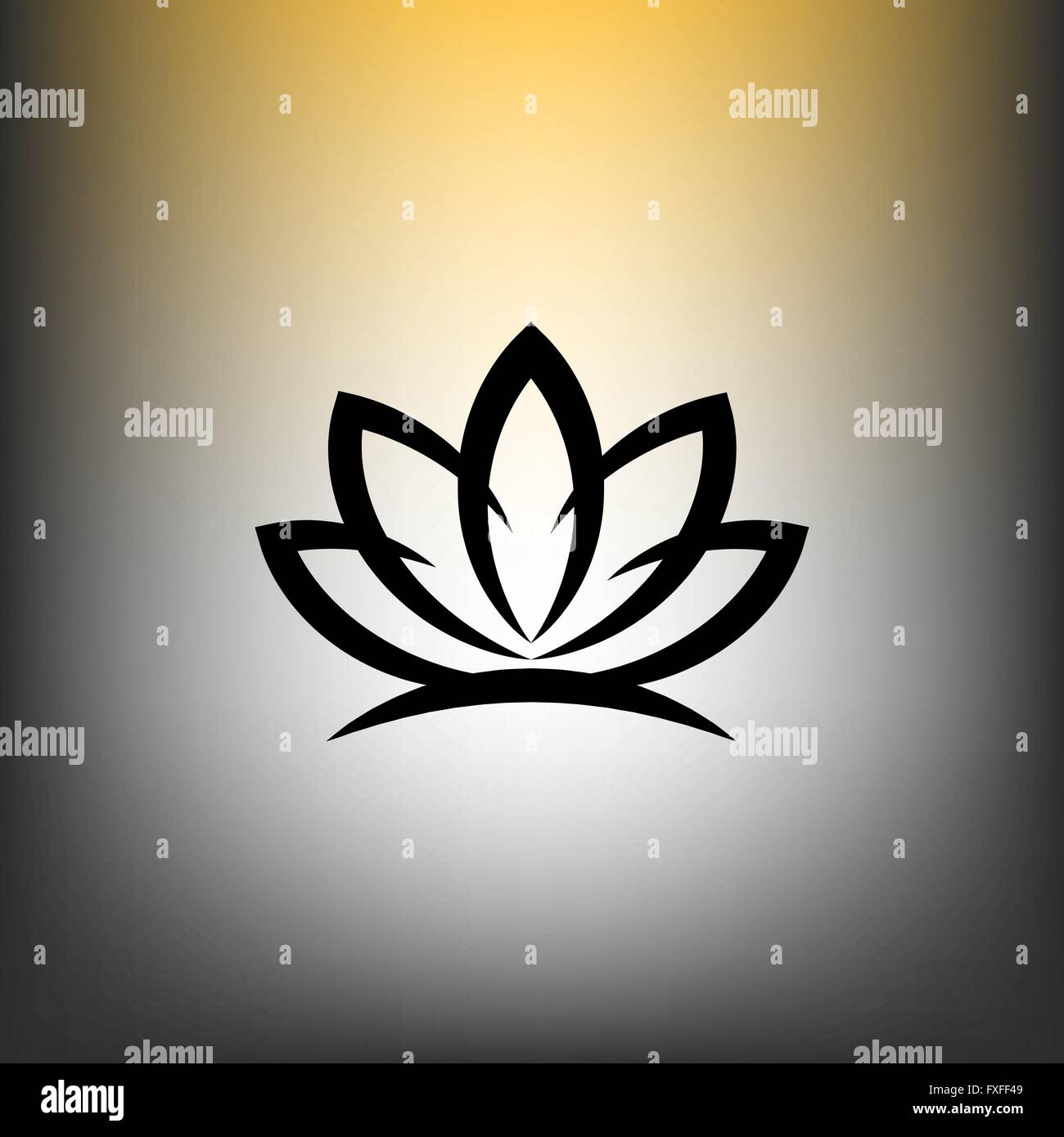Pictograph of lotus Stock Vector Image & Art - Alamy
