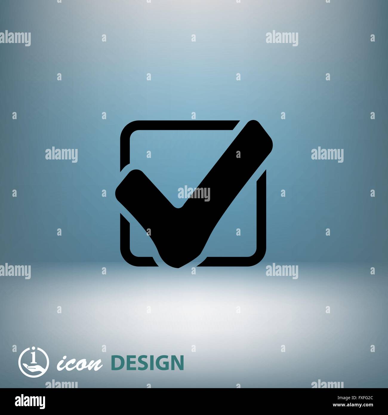 Pictograph of check mark Stock Vector Image & Art - Alamy