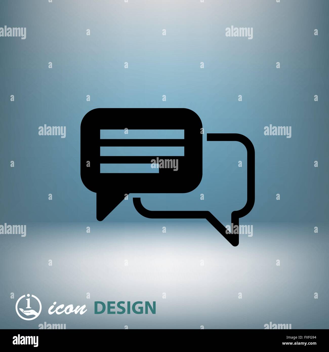 Pictograph of message or chat Stock Vector Image & Art - Alamy